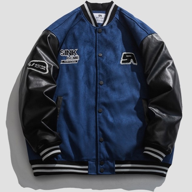 Varsity Jacket - Blue and Black/Savz.Clothing